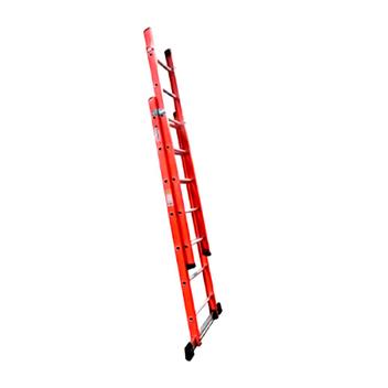 Escada Fibra Tesoura Extensível 07 X 12 Degraus Laranja Teaf-7x12 - W ...