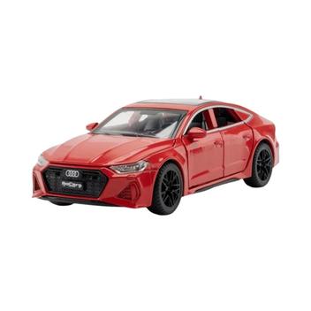 Escala 1:32 Audi RS7 Sportback Diecast Toy Car 6 Portas Abertas Puxar Para Trás Pneus De ...