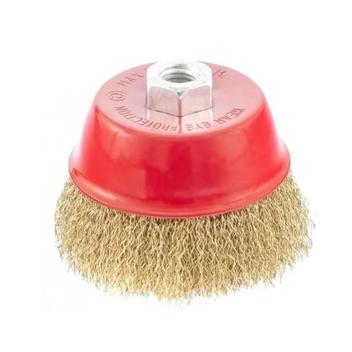 Escova Aço Carbono 100mm MTX 746059 - Limpeza de Metal - Escova de Aço ...