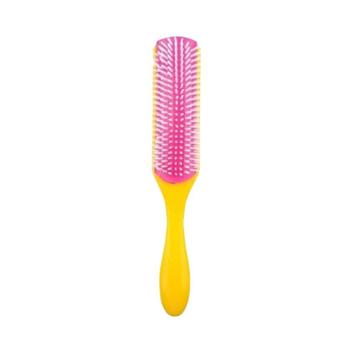 Escova De Cabelo Desembaraçadora 9 Fileiras Denman Massageador De Couro ...