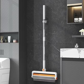 Escova de Limpeza Esfregão 4 Em 1 vassoura rodo chão cozinha Banheiro ...