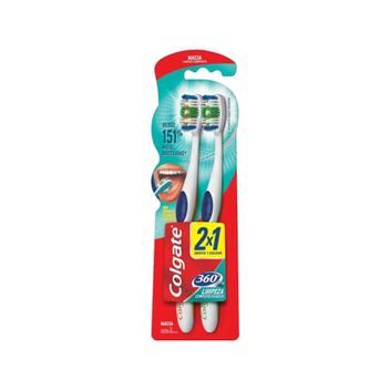 Escova Dental Colgate 360 Macia C/2un - Escova de Dentes - Magazine Luiza