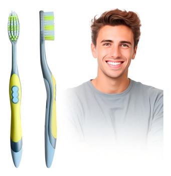 Escova Dental Revolution Power Grande Cerdas Macia Adulto - Sunny ...