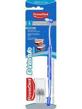Escova Ortodôntico Intertufo Conica 3 a 7 MM Powerdent - Linha ...
