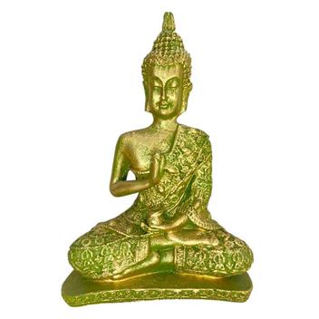 Escultura Decorativa em Resina Buda Hindu 20cm Religiosa - Tropical ...