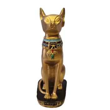 Escultura Estátua Deusa Ailuros 20 cm Presente e Decoração - Meta ...