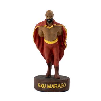 Escultura Exu Marabô Vermelho Resina 10 cm - META ATACADO - Estatueta ...