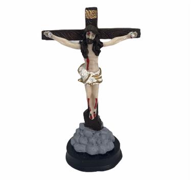 Escultura Jesus Cristo de Mesa 14 cm em resina - Lua Mística - 100% ...