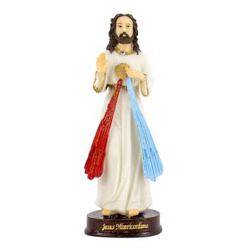 Escultura Jesus Misericordioso 14 cm em Resina - Lua Mística - 100% ...