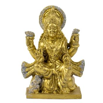 Escultura Lakshmi Meditando 11 cm Dourado em Resina - Lua Mística - 100 ...