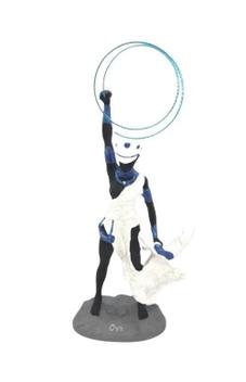 Escultura Orixá Oyá Tempo Logunan Em Resina 25 Cm - Bialluz Presentes ...