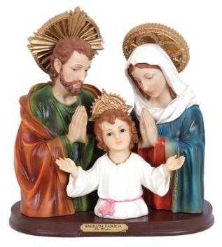 Escultura Sagrada Família Busto 14Cm Color - Meerchi - Imagens de ...