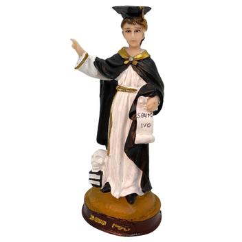 Escultura Santo Ivo 15 Cm Em Resina - Justiça - Lua Mística - 100% ...