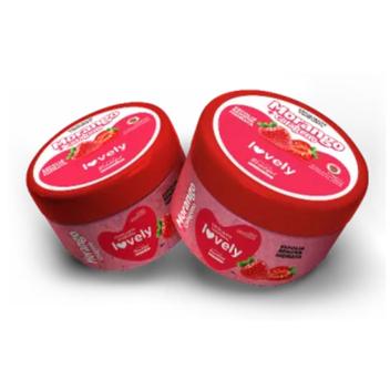Esfoliante corporal morango + colágeno linha lovely Face Beautiful ...