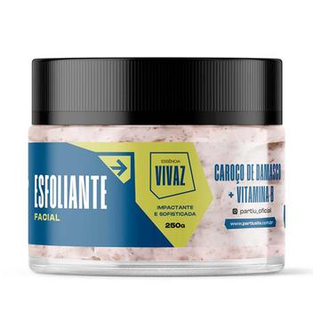 Esfoliante Facial Vivaz 250g Caroço de Damasco Antioxidante Partiu ...