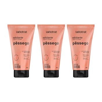 Esfoliante Labotrat Corpo e Rosto 150g Pessego - Kit C/ 3un - Outros ...