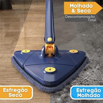 Esfregão De Limpeza Triangular Esfregão Giratório Ajustável - MOP ...