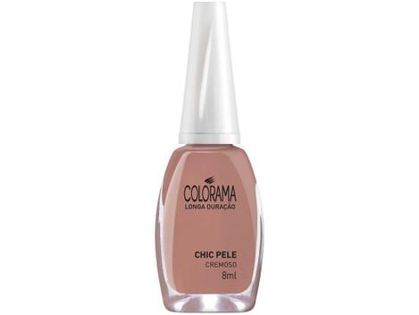 Esmalte Colorama Chic Pele Cremoso 8ml - Esmalte - Magazine Luiza