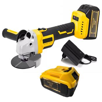 Esmerilhadeira Angular Lixadeira Sem Fio 108V + 2 Baterias e Maleta ...