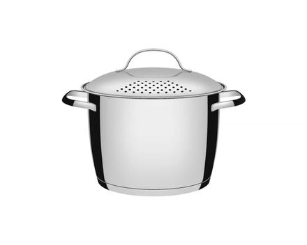 Espagueteira Tramotina Fundo Triplo Allegra Aço Inox 20 cm - TRAMONTINA ...