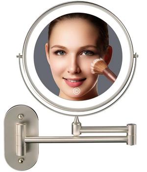 Espelhos Maquiagem 10x Com Led Articulado Luz Mais Forte - rvnovidades - Espelho para Banheiro ...
