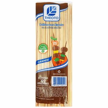 Espeto de Madeira 25cm Theoto 100 Unidades - Espeto - Magazine Luiza