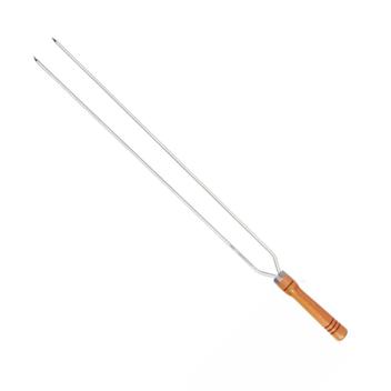 Espeto Duplo de Alumínio para Churrasco 1 Metro - 3256 - MOR - Espeto ...
