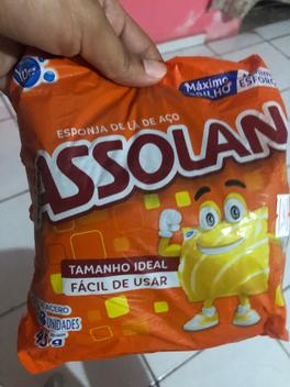 Esponja de aço - Assolan - Palha de Aço - Magazine Luiza