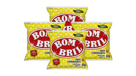 Esponja de Aço Bombril - 32 Unidades 60g - Palha de Aço - Magazine Luiza