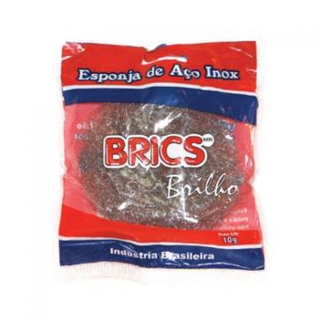 Esponja para Brilho 100% em Aço Inox - Brics - Palha de Aço - Magazine ...