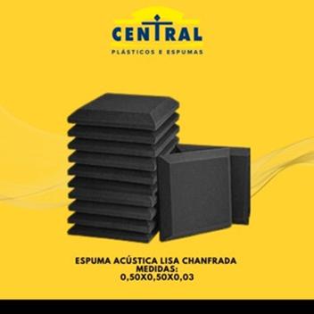 Espuma Acústica Antichamas Lisa - Central LTDA - Manta Acústica ...
