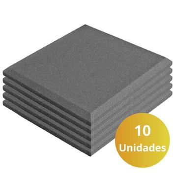 Espuma Acustica Lisa Estúdio Antichama Placa Anti Ruidos - Armazém Das ...