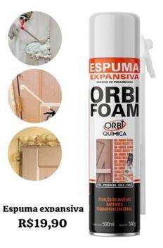 Espuma expansiva - Orbi química - Espuma Expansiva - Magazine Luiza