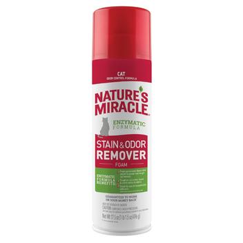 Espuma Nature's Miracle Cat para Eliminar Manchas e Odores - 500mL - Desinfetante e Eliminador ...