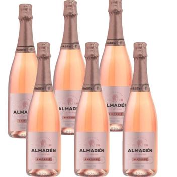 Espumante Almadén Brut Rosé 6 x 750 ml - Espumante - Magazine Luiza
