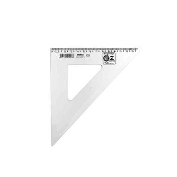 Esquadro 45ºx21cm Escolar Alta Precisão - Waleu - Esquadro Escolar ...