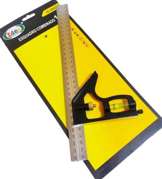 Esquadro Combinado 300Mm 12 Polegadas Com Nível Carpinteiro - Idea ...