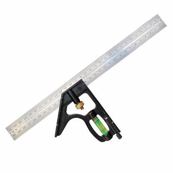 Esquadro Combinado Para Marceneiro Profissional Com Nivel e Regua ...