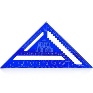 Esquadro Triangular Profissional 12 Polegadas Em Alumínio Carpinteiro ...