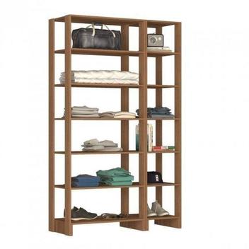 Estante Closet Yes 120cm com 12 Prateleiras - Montana - Nova Móbile ...