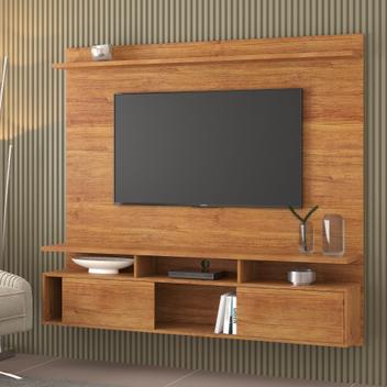 Estante Home Suspensa para TV até 70 Polegadas 2 Portas 2 Prateleiras Noel - Viero - Estante ...