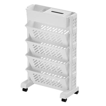 Estante Móvel Giratória De Grande Capacidade, 5 Camadas, Removível ...