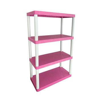 Estante Multiuso Arona Rosa e Branca - Modern - Estantes - Magazine Luiza