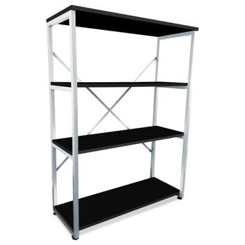 Estante Multiuso Organizadora Livreiro Ohai Aço Estilo Industrial Com 4 ...