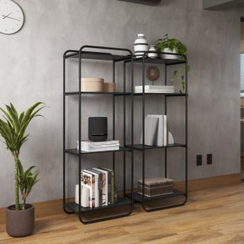 Estante para Livros Estilo Industrial Criare - Art Panta - Expositor ...