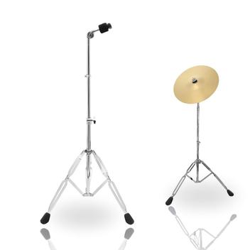 Estante Pedestal Reforçado Reto Cromado P/ Prato de Bateria - BELL ...