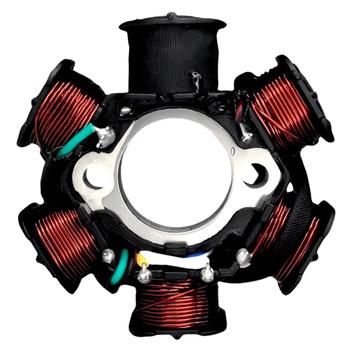 Estator Magneto Shineray XY50/Phoenix Gold 6 Bobinas - RT/SmartFox ...