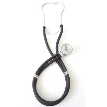 Estetoscópio Rappaport Bioland Preto Original com Película e Olivas de ...