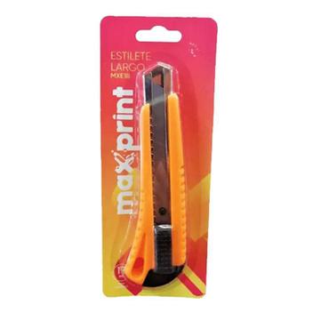 Estilete Largo Mx-E18 18Mm Bt C/1 - Maxprint - Estilete - Magazine Luiza