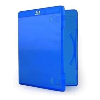 Estojo Blu-Ray Amaray Azul Com Logo Relevo - CX 50 Unidades - Estojo ...